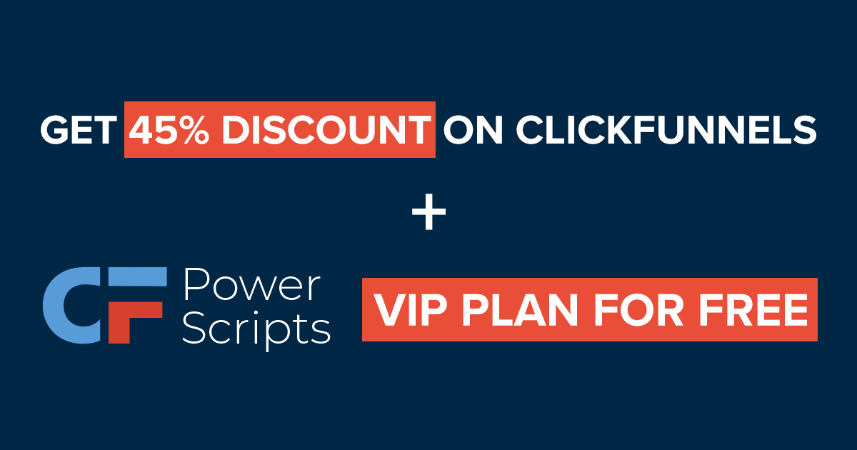45% to 65% Discount On Clickfunnels